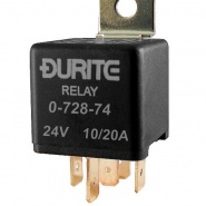 Durite 24VDC Make and Break, Changeover and Timer Relays