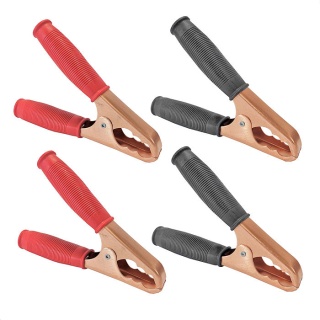 Durite 12V-24V Crocodile or Alligator Battery Cable Clips