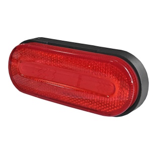 0-169-05 | Durite 12V or 24V LED Red Rear Marker Light