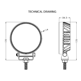 Durite 12V-24V Vehicle Reversing Lights | LED Reversing Lamp