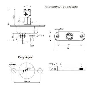 12V-24V Battery Isolator Stop Switches - Arc Components Ltd