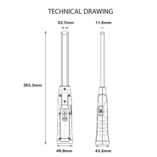 0-699-52 | Durite Cordless 5W COB Gooseneck Inspection Lamp