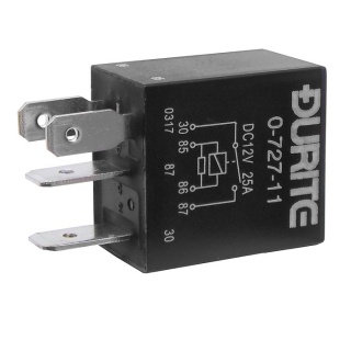 Durite 12VDC Make-And-Break Relays | 12 Volts Switch Relay
