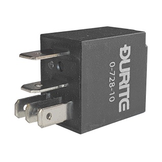 0-728-02 | Durite 12VDC 25A Changeover Latching Relay