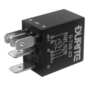 0-728-02 | Durite 12VDC 25A Changeover Latching Relay
