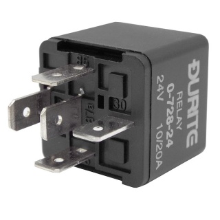 0-728-24 | Durite 24V 10A-20A Changeover Switch Relay