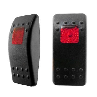 0-795-95 | Red Rocker Cover - Durite Switch Lens