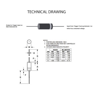 0-834-05 | Durite Zener Diode 5W 15V - Arc Components Ltd