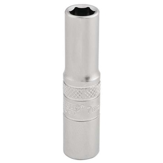 58727 | Draper Elora Deep Socket 1/4" Square Drive 7mm