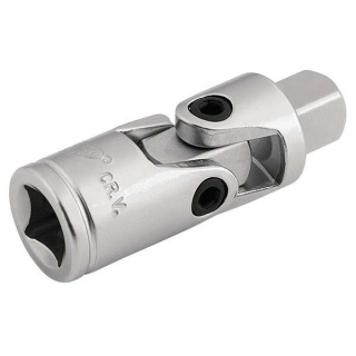 16792 Draper Satin Chrome Universal Joint 1/4" Square Drive