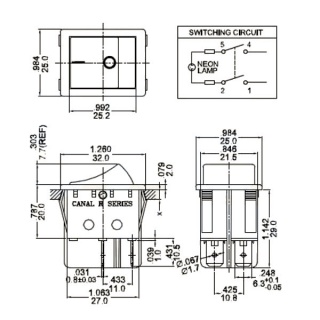 38583 Draper spare parts On/Off Switch at Arc Components Ltd