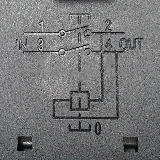 52837 | Draper KJD12 16(12)A 4-Pin Switch - Arc Components