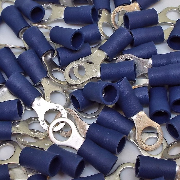0-001-06 | Durite 5.30mm Blue Ring Crimping Terminals