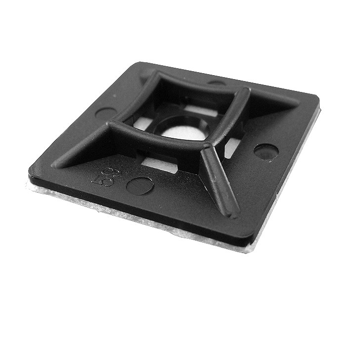 0-002-41 | Durite Black Cable Tie Pad - 25mm Tie Wrap Fixing