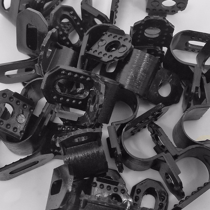 0-002-91 | Durite 4-6mm P-Clips - Black Nylon Cable Fastener