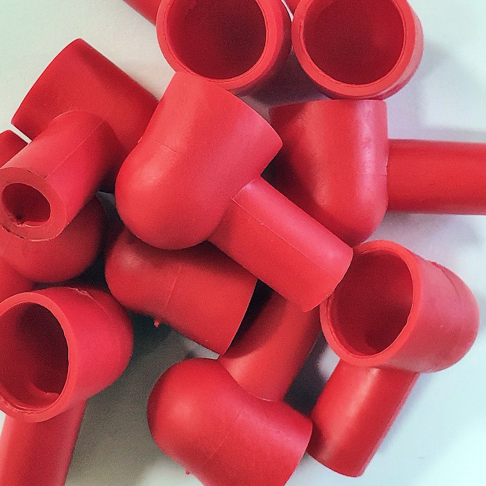 0-003-75 | 10 Durite Soft Red PVC Terminal Cover Boots