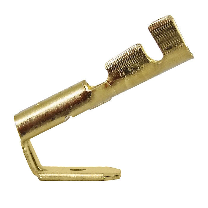 0-005-12 | Durite Brass 6.3mm Piggyback Cable Terminals