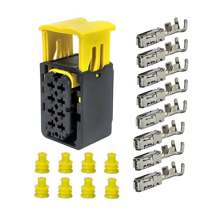 0-012-10 | Durite 8-PIN MCP HDSCS Vehicle Connector - 2.8mm