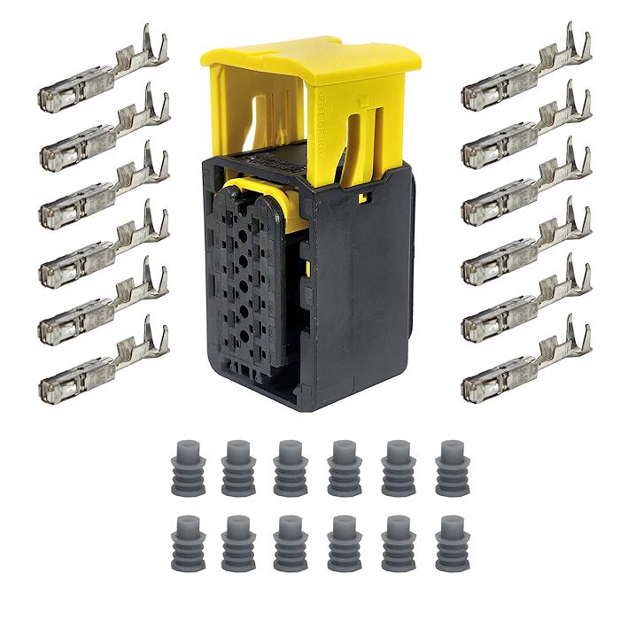 0-012-13 | Durite 12-PIN MCP HDSCS Vehicle Connector - 1.5mm