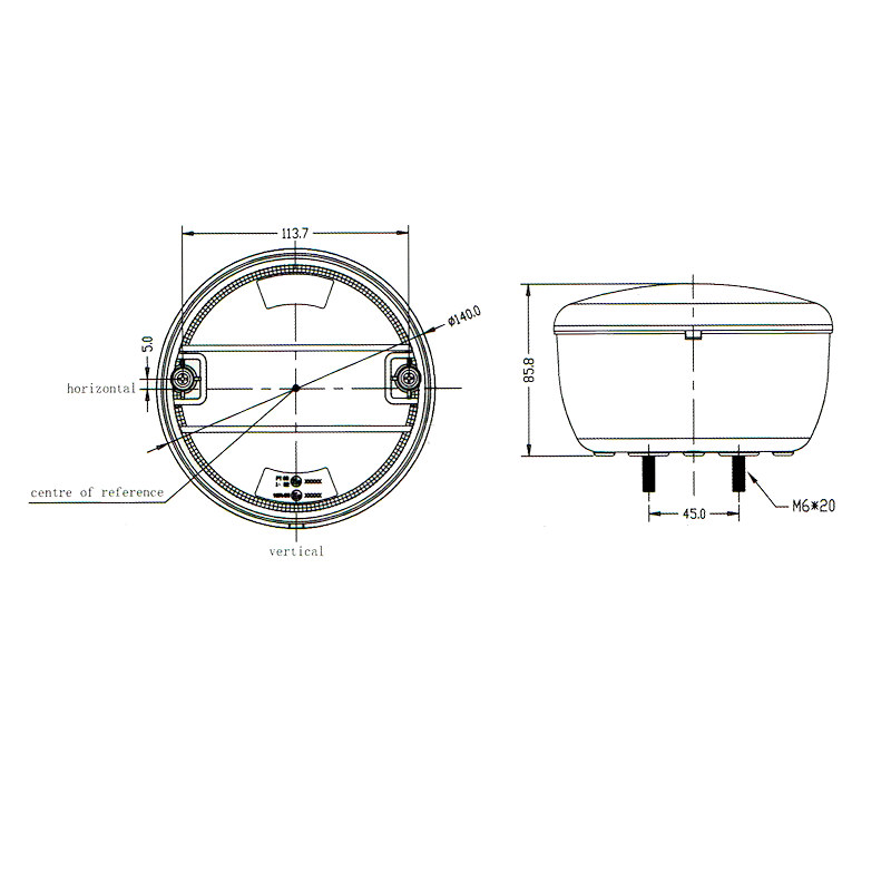 0-097-51 | Durite 12V-24V LED Amber Rear Indicator Lamp
