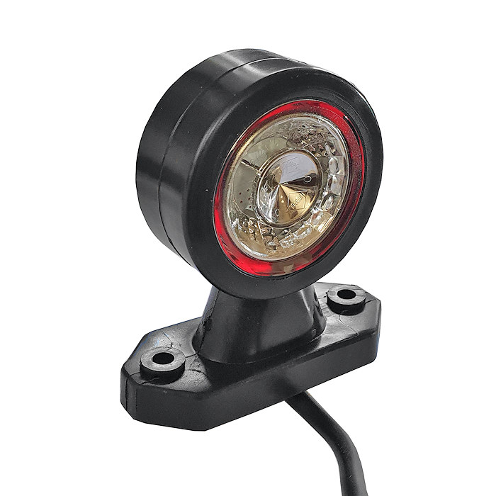 0-172-20 | Durite 12V-24V Red-White LED Outline Marker Lamp