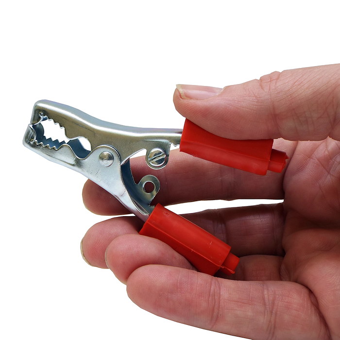 0-186-00 | Pair of Durite Red and Black 40A Crocodile Clips