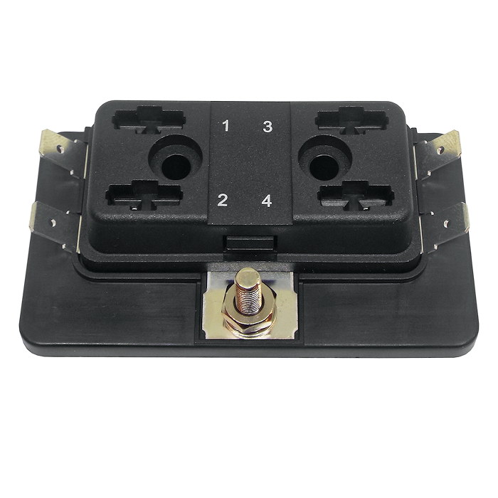 0-234-34 | Durite 4-way Mini Blade Fuse Holder with Busbar