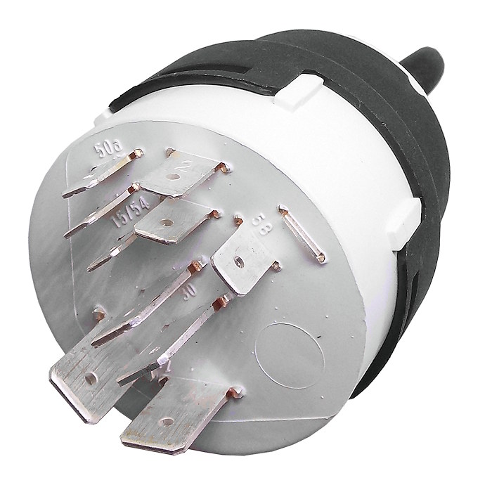 0-351-55 | Durite 12-24VDC 5 Position Ignition Key Switch