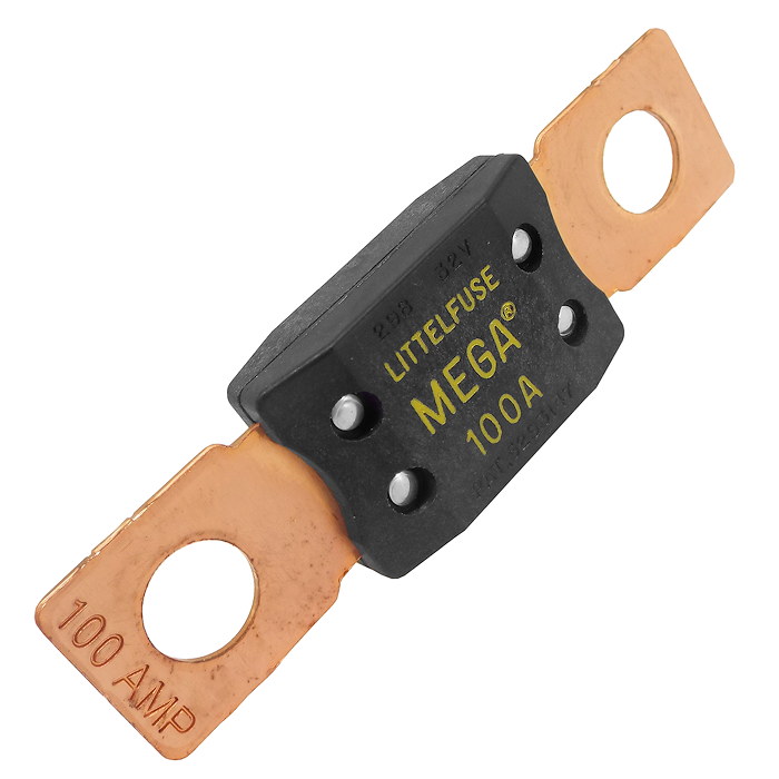 0-376-10 | Durite 12V-24V 100A Yellow MEGA Fuse for Vehicles