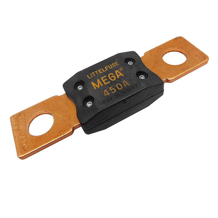 0-376-45 | Durite and Littelfuse 450A Dark Yellow MEGA Fuse
