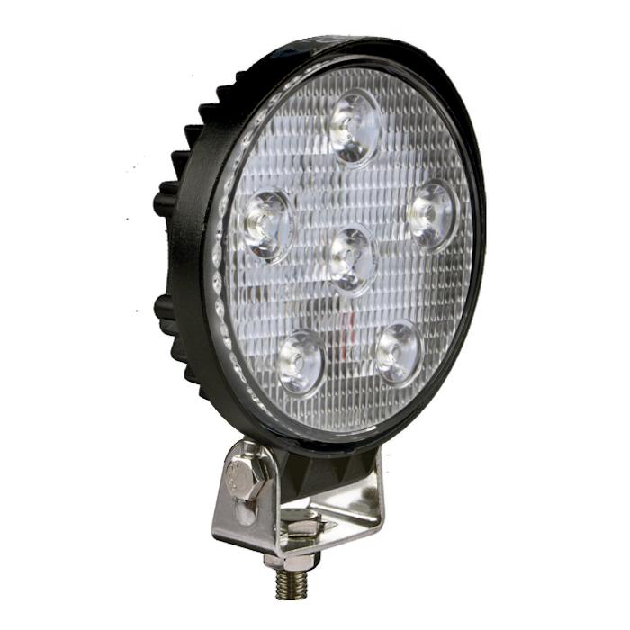 0-420-45 | Durite 12V-24V Round 6 x 3W LED Work Lamp - IP67