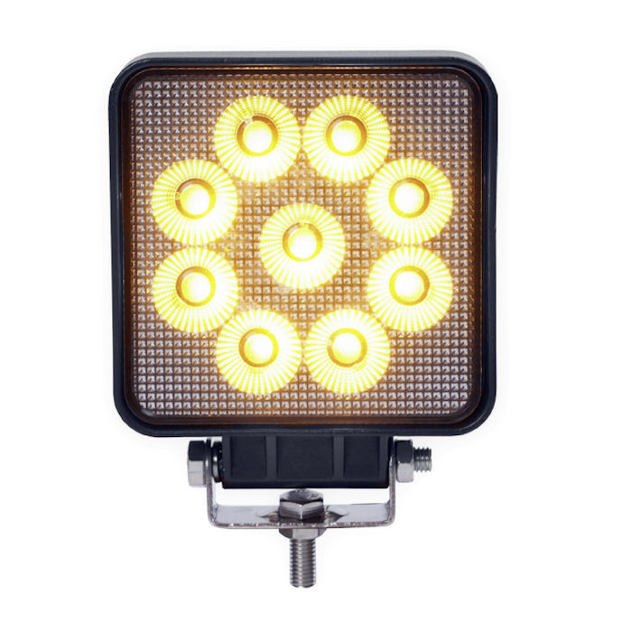 0-420-58 | Durite 12-24V 4" LED Work Lamp With Amber Warning