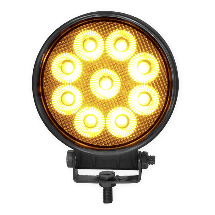 0-420-59 | Durite 12-24V 4" LED Work Lamp With Amber Warning
