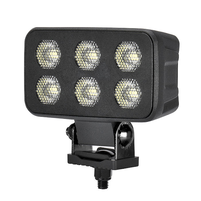 0-421-16 | Durite 12V-24V 4.52in 60W LED Rectangle Work Lamp
