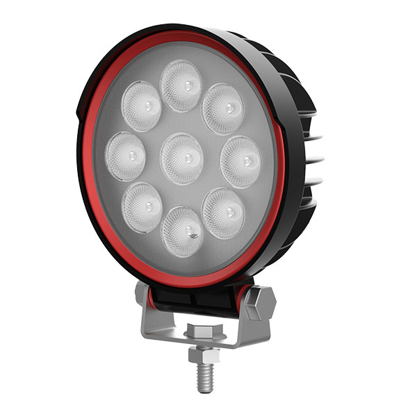 0-421-21 | Durite 12V-24V Round 9 x 3W LED Work Lamp - IP67