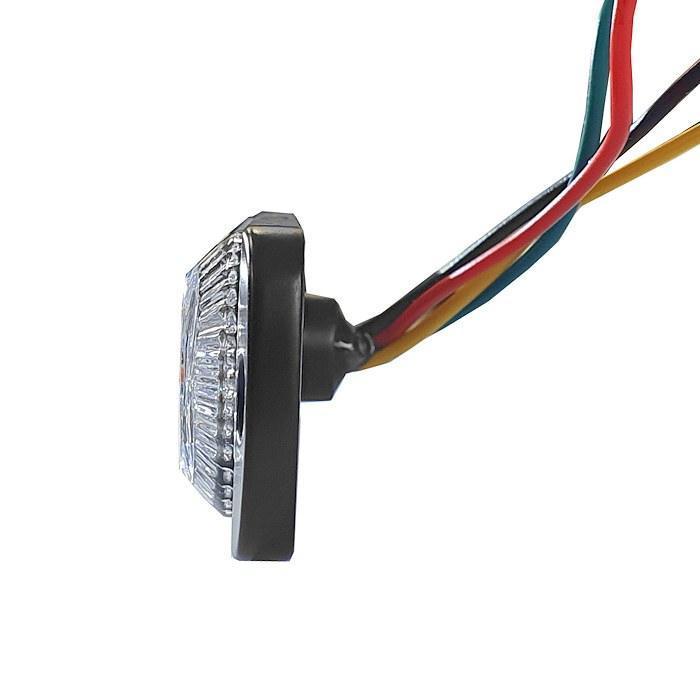 0-441-75 | Durite 12V-24V R10 Red LED Flashing Warning Light