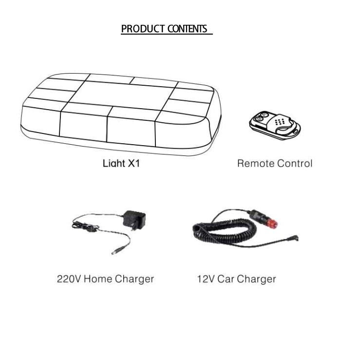 0-443-04 | Durite Recharging Magnetic 1ft Vehicle Light Bar