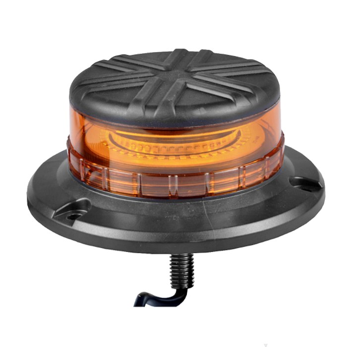 0-445-36 | Durite 12V-24V R65 Low Profile LED Amber Beacon