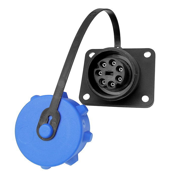 0-465-79 | Durite 7 Pole 32A Surface Mount Socket