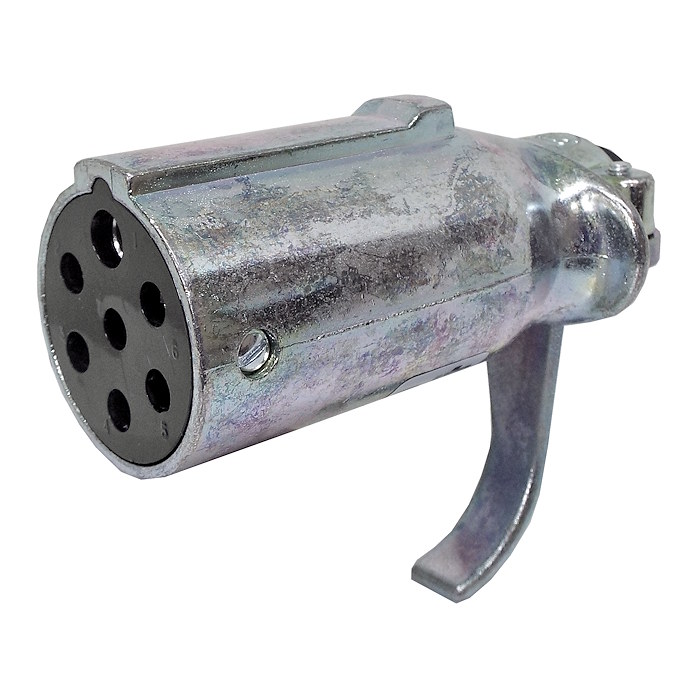 0-477-19 | Clang 7 Pin Socket for 24V Trailers
