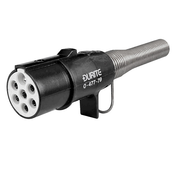 0-477-79 | Durite Heavy-duty 7 Pin Socket for 24V Trailers