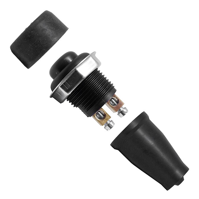 0-485-50 | Durite 12.5A Single-pole Splashproof Push Switch