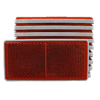 0-505-55 | Durite Red Self Adhesive Vehicle Reflex Reflector