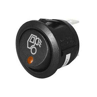 0-531-13 | Durite On-Off Amber LED Switch - 5th Wheel Lamp