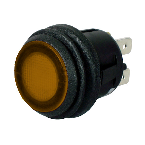 0-531-30 | Durite 12V 20A Amber LED Rocker Switch