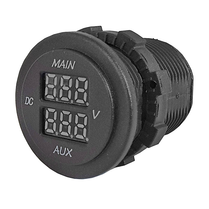 0-534-05 | Durite 12-48VDC LCD Dual Battery Voltmeter