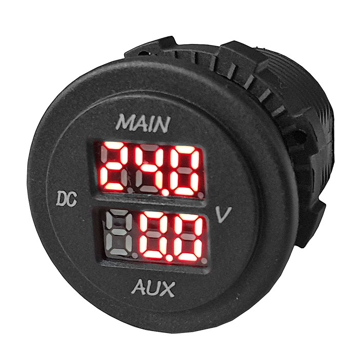 0-534-05 | Durite 12-48VDC LCD Dual Battery Voltmeter
