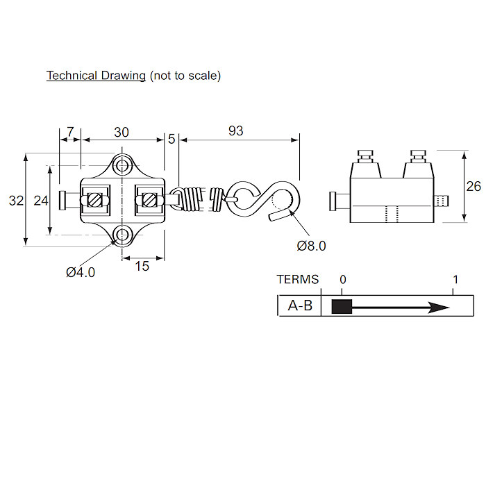 0-579-51 | Durite 4A Single-pole Brake Light Switch