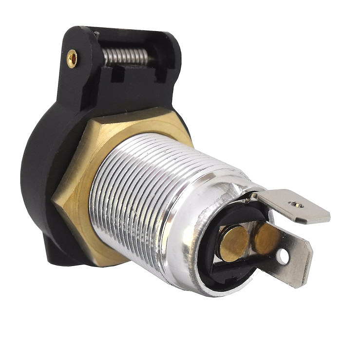 0-601-29 | Durite 12V-24V 16A DIN Socket With Spring Cap