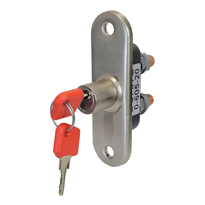 0-605-20 | Durite 12V-24V Battery Isolator Key Switch - 100A